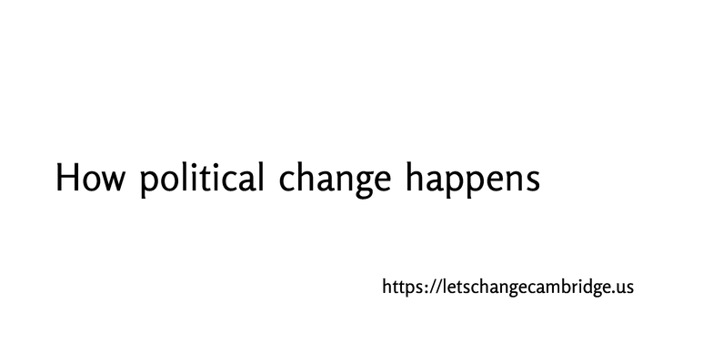 How political change happens